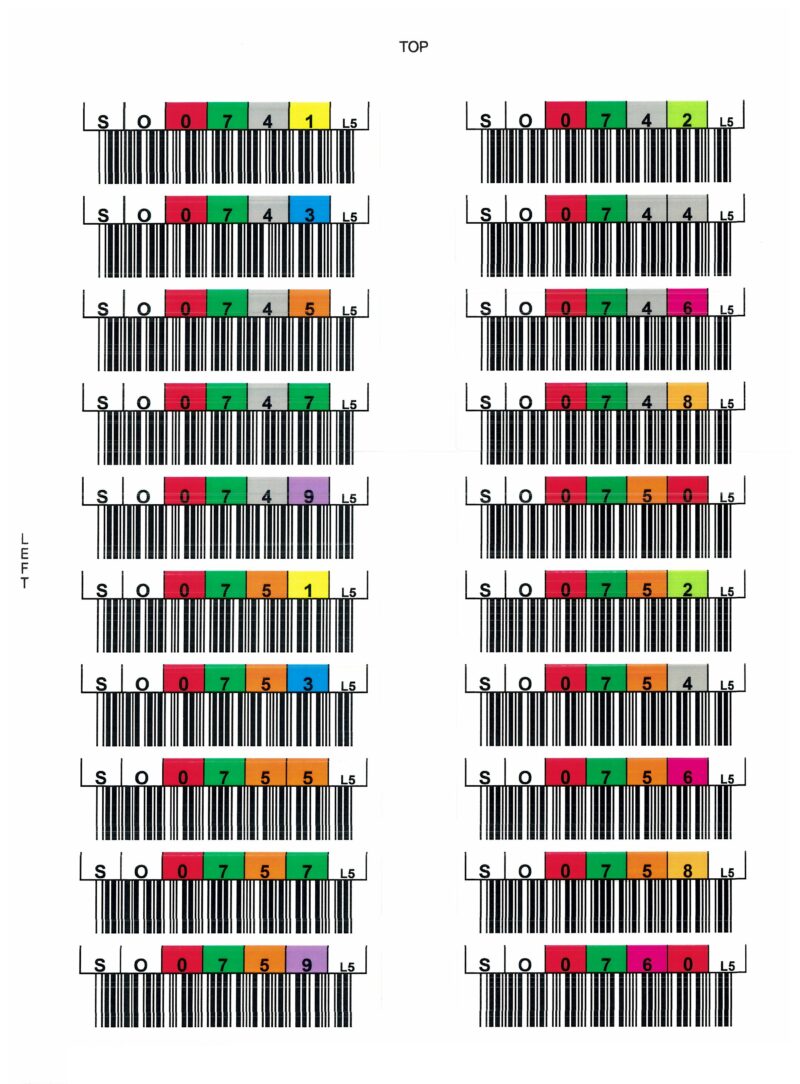 LTO Ultrium Barcode Custom Labels (20 Labels per Sheet) - Global and ...