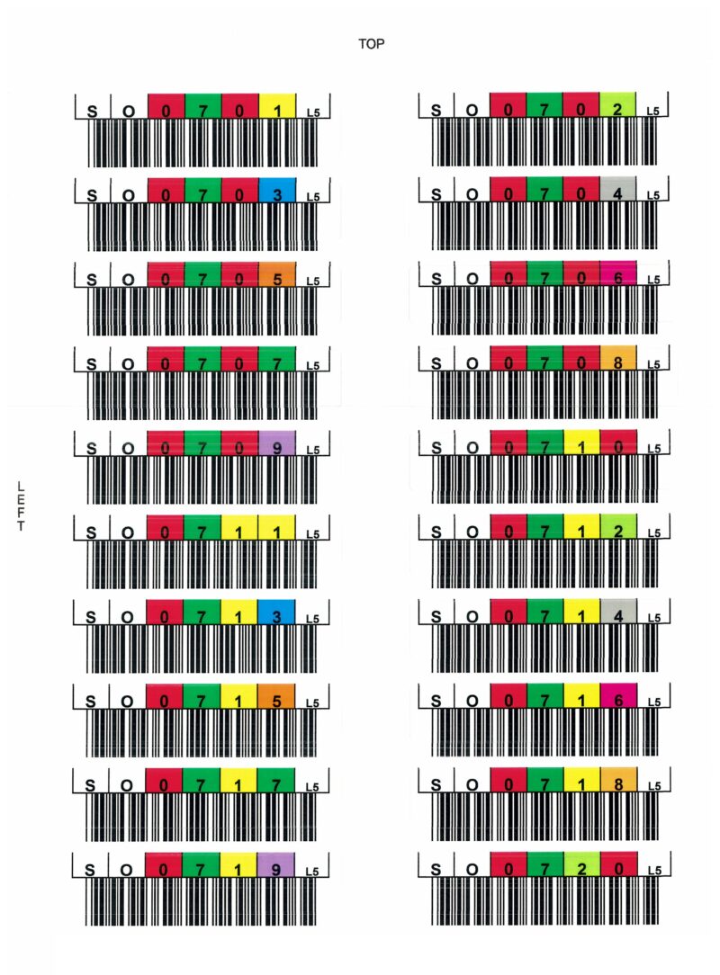 LTO Ultrium Barcode Custom Labels (20 Labels per Sheet) - Global and ...