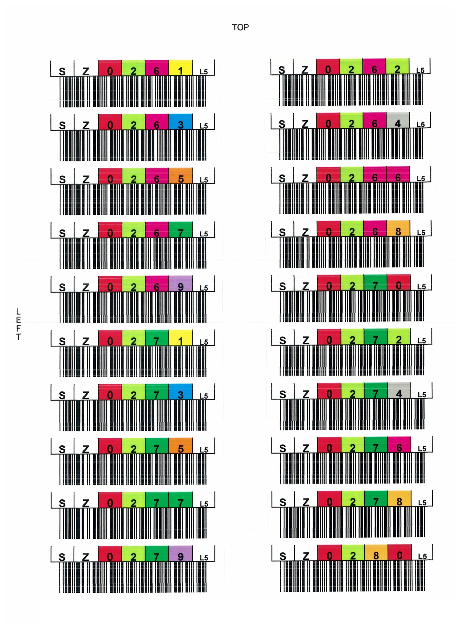 LTO Ultrium Barcode Custom Labels (20 Labels per Sheet) - Global and ...